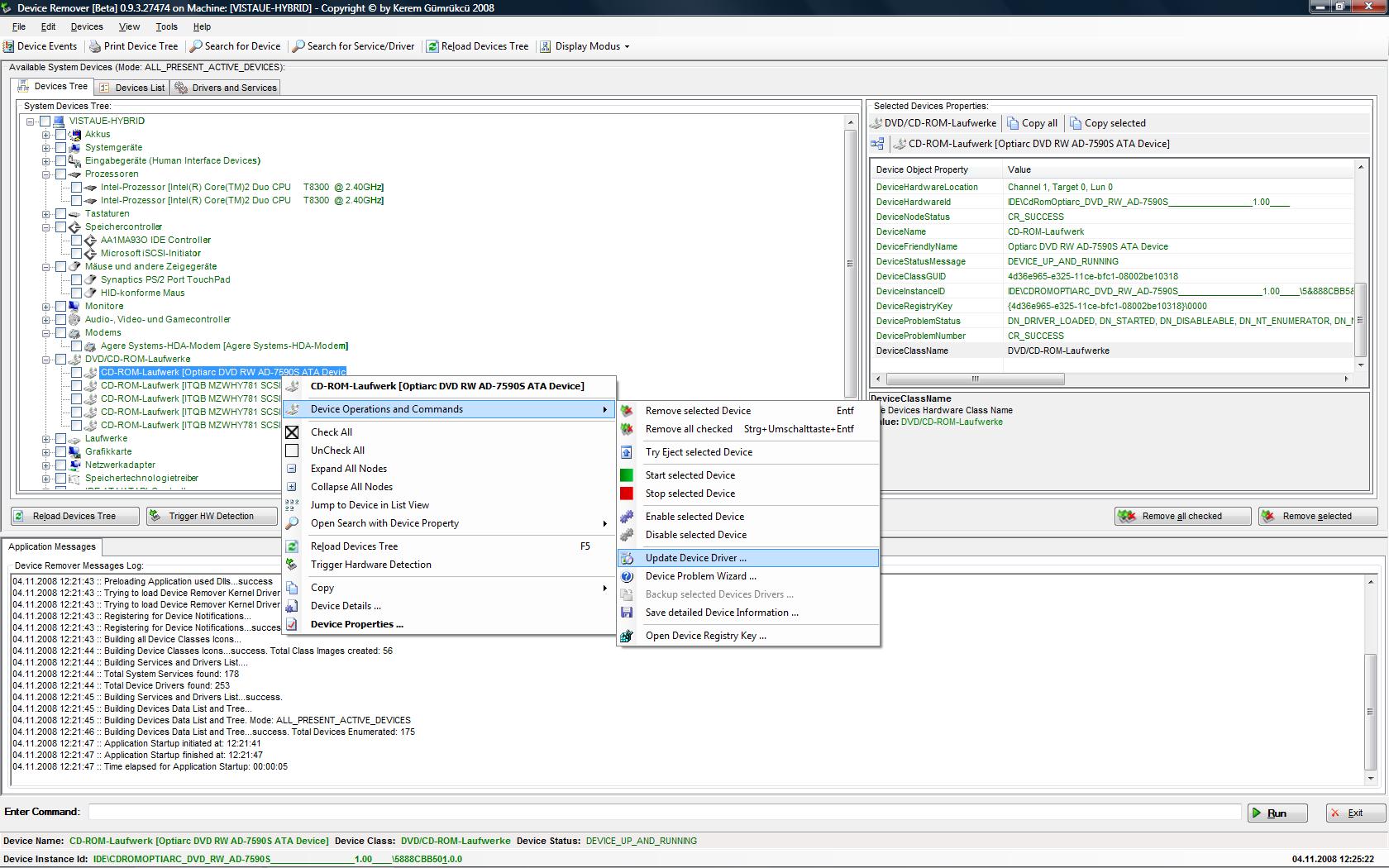 Como eliminar un controlador (Driver) de Windows con Device Remover