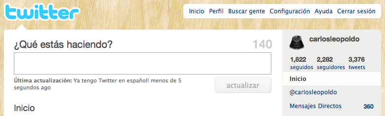 Twitter ya está disponible en español