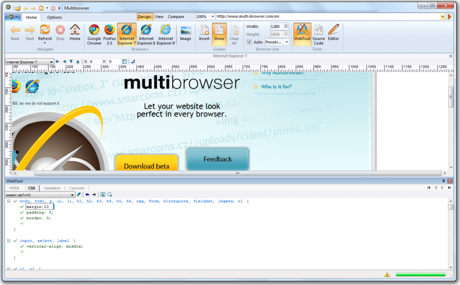 MultiBrowser, o cómo saber si tu sitio web funciona en todos los navegadores